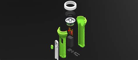 เขียนแบบ 3d Solidworks ไฟฉายแยกชิ้นส่วนพาร์ท [รับเขียนแบบ Solidworks ราคาถูก 091 8399 663 แบงก์