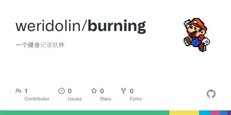 GitHub weridolin burning 一个健身记录软件