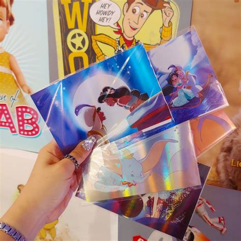 💜알라딘and덤보 홀로그램 엽서💙 콜리colley