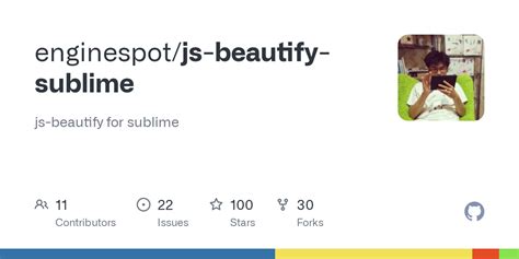 Github Enginespot Js Beautify Sublime Js Beautify For Sublime