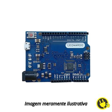 Arduino Leonardo R3 Com Cabo Usb Arduino E Raspberry Em Manaus é Na Smart Projects