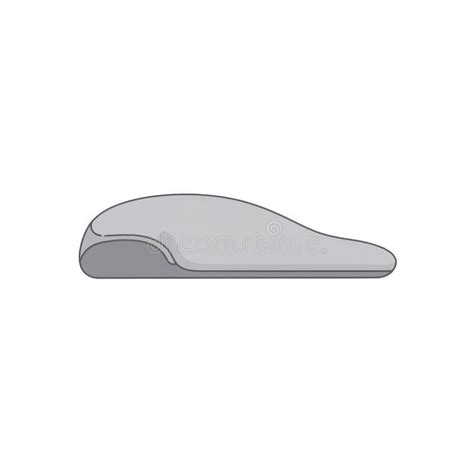 Grey Ergonomic Computer Mouse Illustration Stock Illustration Illustration Of Gadget Pointing
