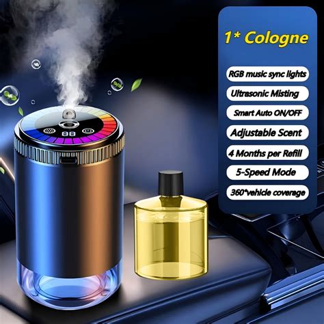 Car Smart Aroma Diffuser Dynamic Light And Starry Sky Mode Adjustable