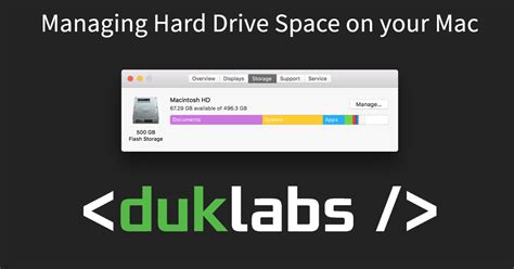 Managing Storage On Your Mac Duck S Tech Blog
