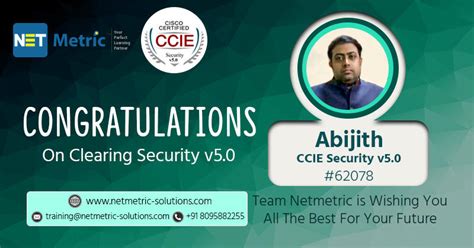 Netmet Solutions On Linkedin Cciesecurity Certification Ccie Success Goodluck