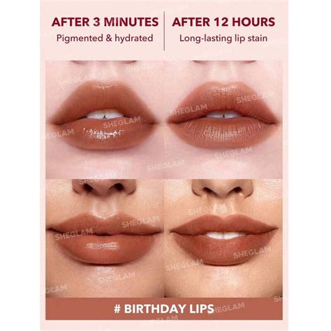 تینت لب شیگلم Sheglam مدل Take A Hint رنگ Birthday Lips آرایشی و