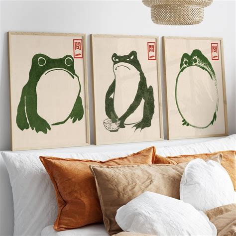 Poster Matsumoto Shoji Frog Etsy