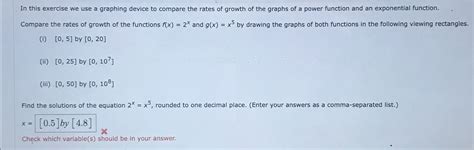 Solved In This Exercise We Use A Graphing Device To Compare Chegg Com