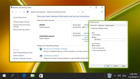 How To Change Network Names Network Profiles In Windows 10 WinBuzzer