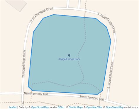 Jagged Ridge Park In The Woodlands Map And Routes
