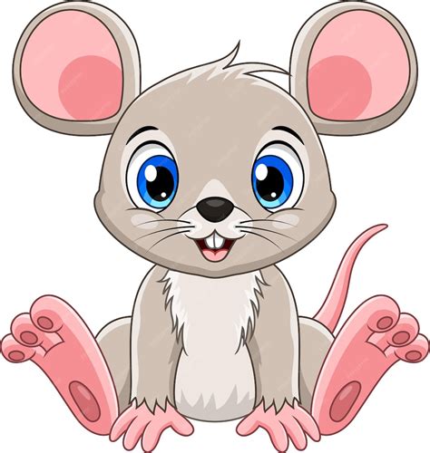 Premium Vector Cute Little Mouse Cartoon