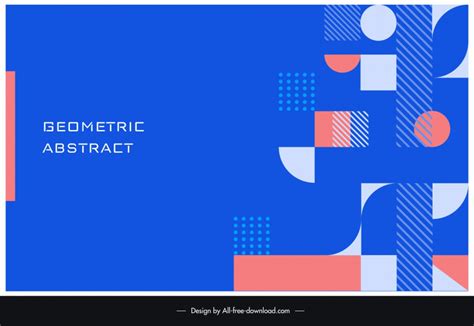Abstract Geometric Background Template Modern Flat Vectors Images Graphic Art Designs In