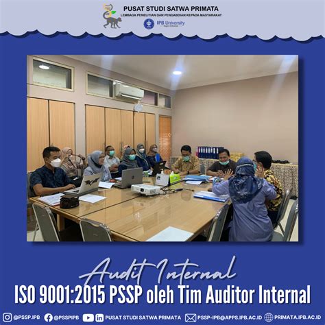 Audit Internal Iso 9001 2015 Pssp Oleh Tim Auditor Internal Pusat