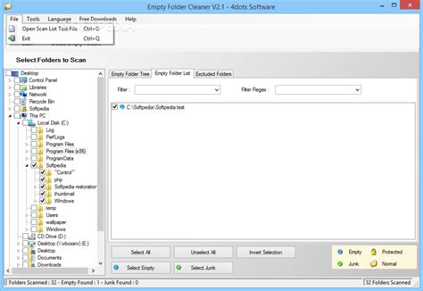Download Empty Folder Cleaner Portable 21