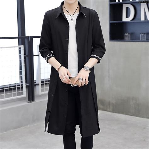 เสื้อคลุมกันแดด แขนยาว ป้องกันลม สไตล์จีน แฟชั่นฤดูร้อน สําหรับผู้ชาย Heg186986 Th Thaipick