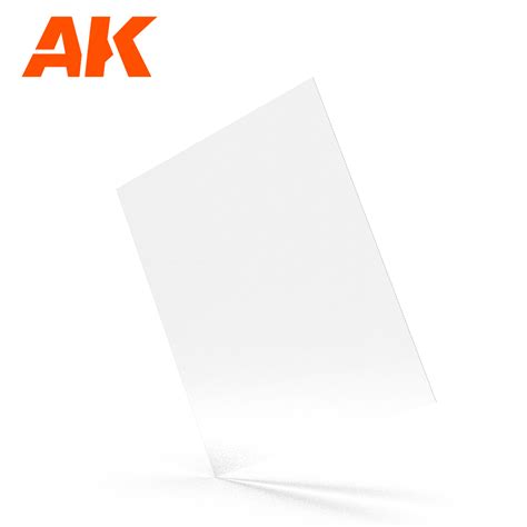 0 5mm Thickness X 245 X 195mm Styrene Sheet 1 Units Ak