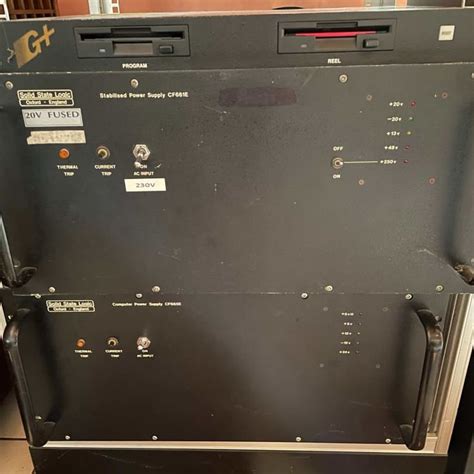 Solid State Logic Ssl 4000 E G Console Power Supply Cf661e Cf665e Computer And Bypass Unit