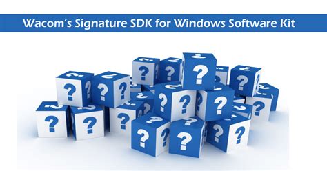 Wacom S Windows Signature SDK Software Developers KITS