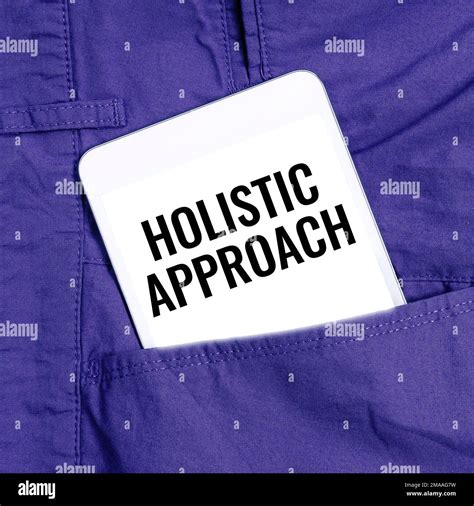 Text Caption Presenting Holistic Approach Business Concept Characterized Belief That Parts