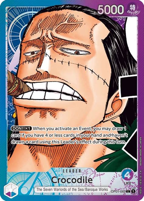 Crocodile Cards One Piece Tcg Card List And Prices 2026 Tcg Stacked