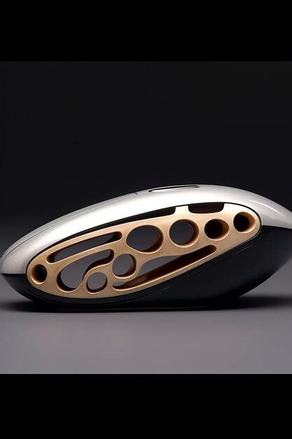 Premium Ai Image Ergonomic Mouse With Hollow Design