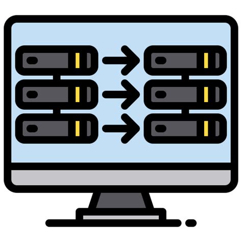 Server Xnimrodx Lineal Color Icon