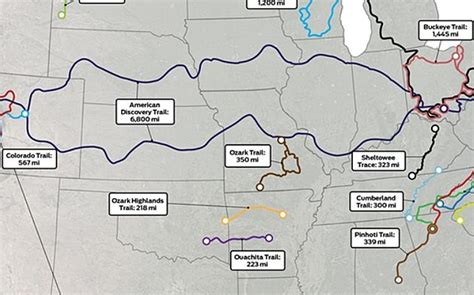 Ozark Trail Map