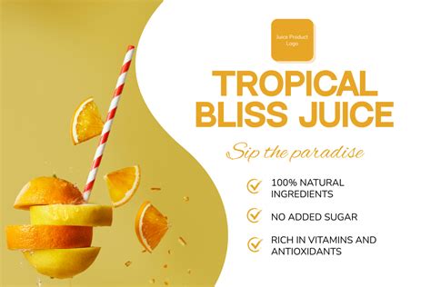 Free Juice Label Template To Edit Online