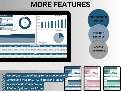 Net Worth Tracker Spreadsheet Google Sheets Digital Net Worth Goal Calculator Personal Finance