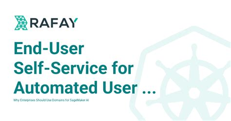 end user self service for automated user profile creation in sagemaker