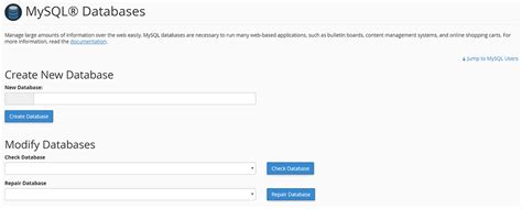 How To Use Sql Database In Cpanel Jolt Wiki