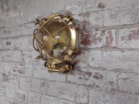 Brass Bulkhead Wall Light — Bananaindustries Brass Bulkhead Wall Light — Bananaindustries