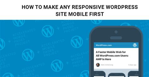 How To Make Any Responsive Wordpress Site Mobile First Skt Themes