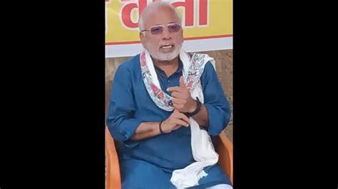 Senior Bjp Leader Sunil Ojha Passes Away Hindustan Times