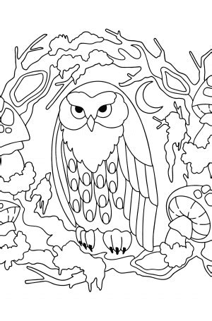 Mandala Owl Coloring Page Coloring For Adults Com