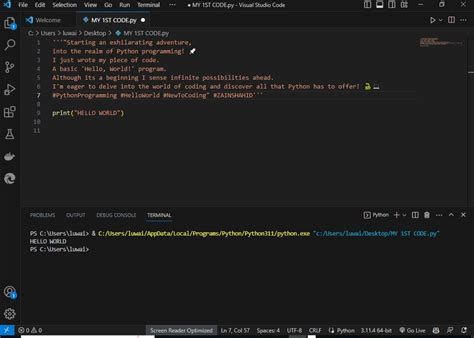 zain shahid on linkedin pythonprogramming helloworld newtocoding civilengineering