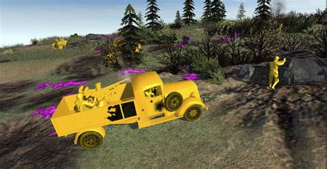 Yellow Anti Aircraft Gun Truck In A Hill Battle By Stormeagle755 On