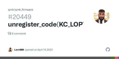 Unregistercodekcloptn · Issue 20449 · Qmkqmkfirmware · Github