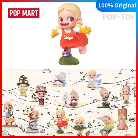 Popmart Zsiga Borderline Drifter Series Cute Figures Blind Box Pop Mart