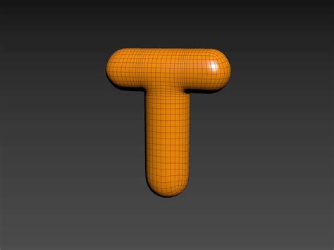 T Alphabet 3d Model Turbosquid 2304483