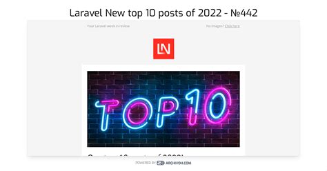 laravel new top 10 posts of 2022 №442