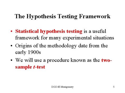 Design Of Engineering Experiments Part 2 Basic Statistical