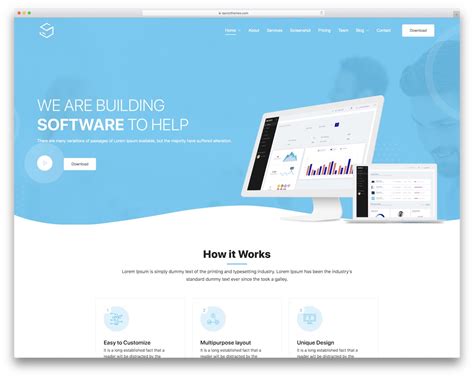 34 best wordpress landing pages themes for apps and products 2021