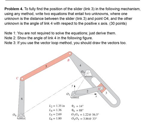 Solved Problem To Fully Find The Position Of The Slider Chegg