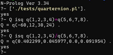 introducing quaternions in prolog by kenichi sasagawa oct 2024