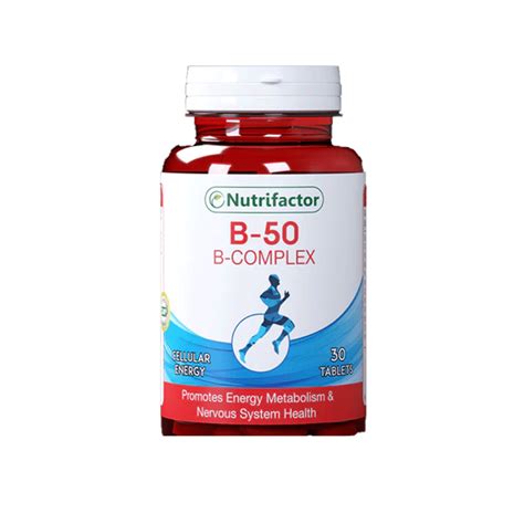 Nutrifactor B 50 B Complex 30 Tablets Springs