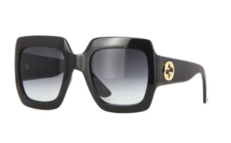 Gucci Gg0053s 54mm Oversize Square Sunglasses Black For Sale Online