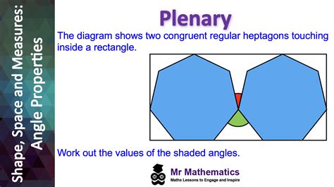 Problem Solving With Angles In Polygons Mr