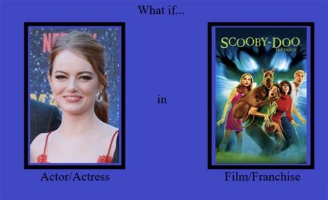 What If Emma Stone Was In Scooby Doo 2002 Movie By Glittertiara On