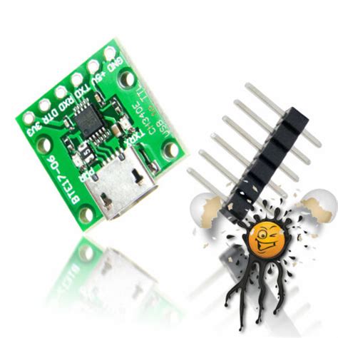 Usb Ttl Rs232 Uart Dtr Micro Serial Converter For Indonesia Ubuy
